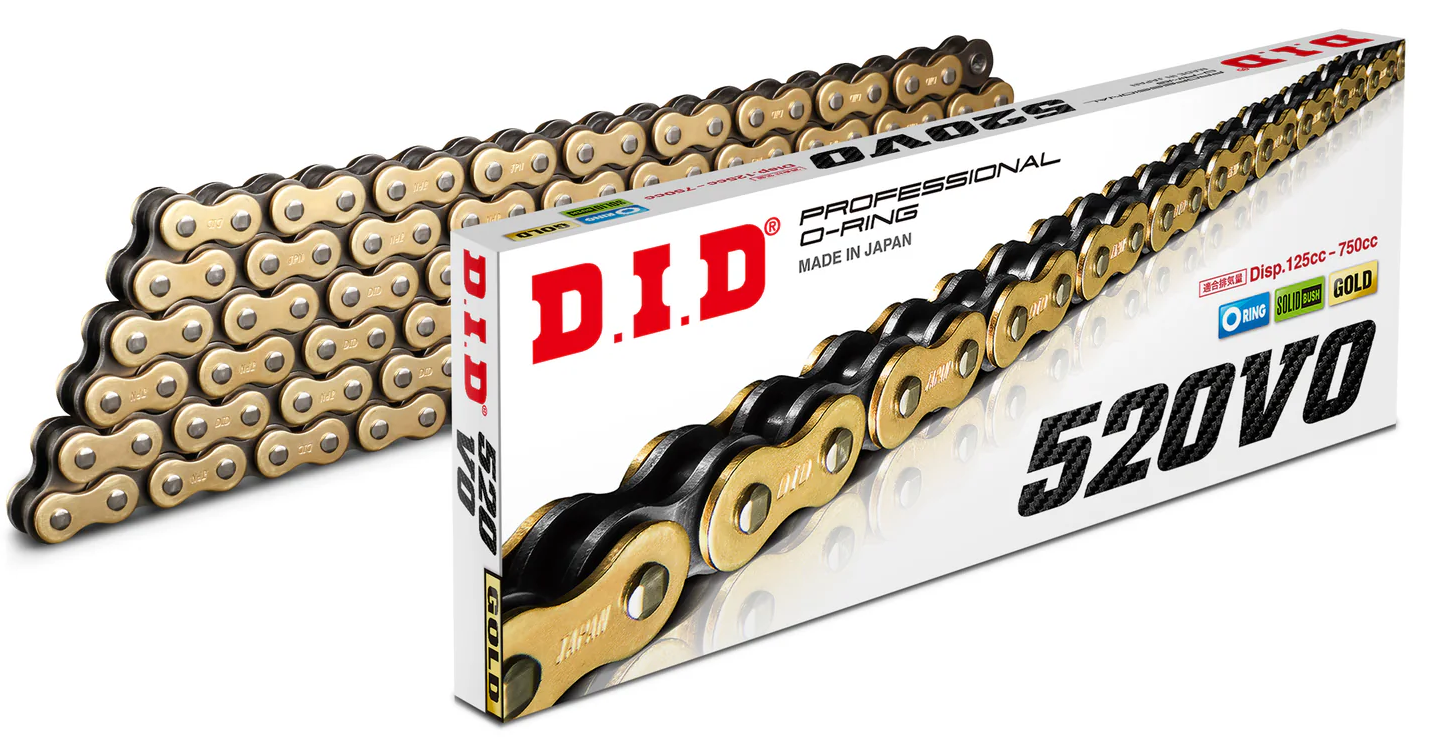 D.I.D. 520VO 120 Link Chain Gold : CRF's Only