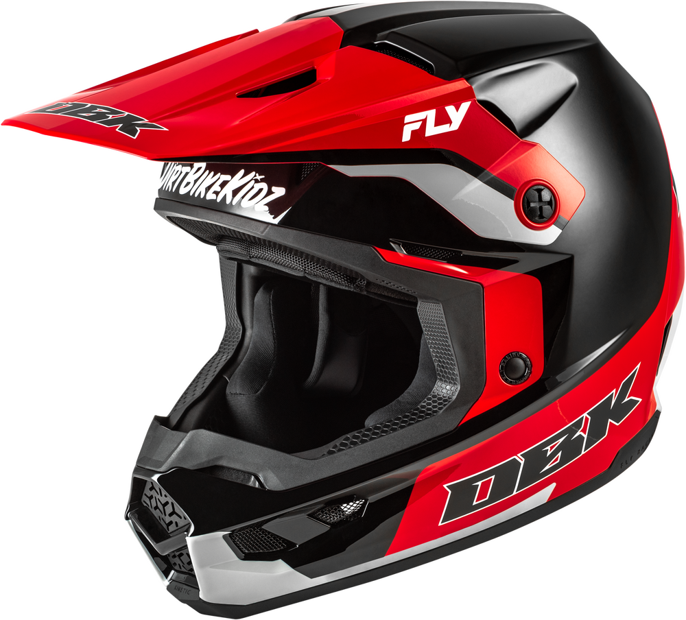 Fly Racing Kinetic Helmet DBK Black/Red : CRF's Only