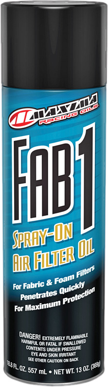 Maxima FAB-1 Foam Filter Treatment Spray : CRF's Only